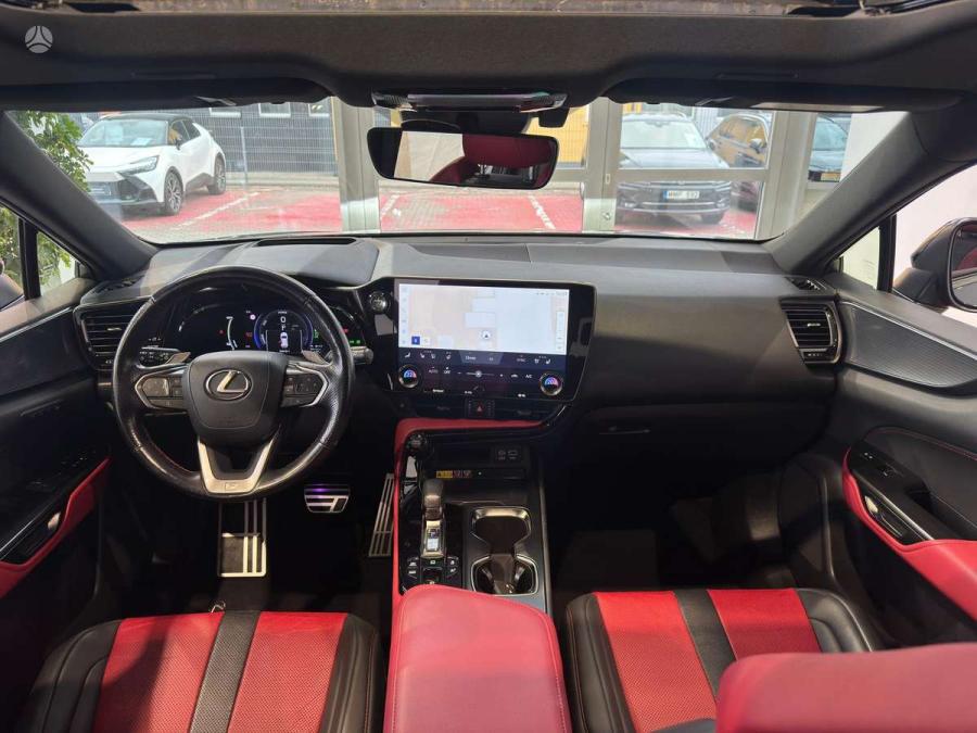 Grey Lexus NX 450h 2022 in Siauliai, with an engine capacity of 2.49 L and mileage of 108 thousand km for 46900 €, photo 19 on AUTOMOTO.COM.LV