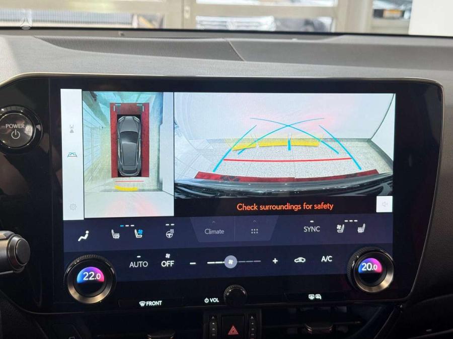 Grey Lexus NX 450h 2022 in Siauliai, with an engine capacity of 2.49 L and mileage of 108 thousand km for 46900 €, photo 25 on AUTOMOTO.COM.LV