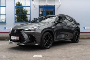 Grey Lexus NX 450h 2023 in Vilnius, with an engine capacity of 2.49 L and mileage of 72 thousand km for 49990 €, photo 6 on AUTOMOTO.COM.LV