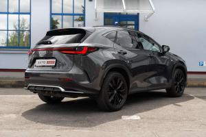 Grey Lexus NX 450h 2023 in Vilnius, with an engine capacity of 2.49 L and mileage of 72 thousand km for 49990 €, photo 9 on AUTOMOTO.COM.LV