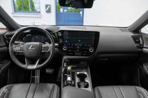 Grey Lexus NX 450h 2023 in Vilnius, with an engine capacity of 2.49 L and mileage of 72 thousand km for 49990 €, photo 17 on AUTOMOTO.COM.LV