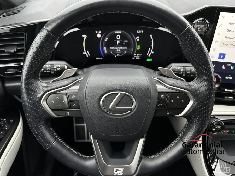 Pelēks Lexus NX 450h 2023 Avižieniai, ar dzinēja tilpumu 2.50 L un nobraukumu 68 tūkst. km par 50750 €, foto 7 vietnē AUTOMOTO.COM.LV