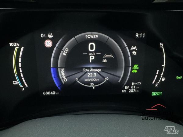 Grey Lexus NX 450h 2023 in Avizieniai, with an engine capacity of 2.50 L and mileage of 68 thousand km for 50750 €, photo 7 on AUTOMOTO.COM.LV