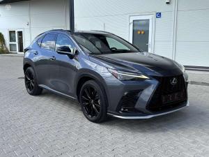 Grey Lexus NX 450h 2023 in Vilnius, with an engine capacity of 2.49 L and mileage of 92 thousand km for 49900 €, photo 7 on AUTOMOTO.COM.LV