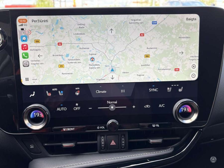 Grey Lexus NX 450h 2023 in Vilnius, with an engine capacity of 2.49 L and mileage of 92 thousand km for 49900 €, photo 18 on AUTOMOTO.COM.LV