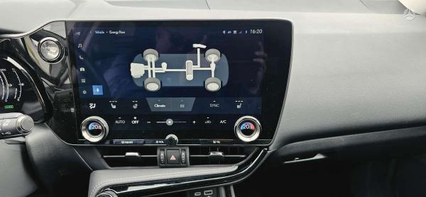 Grey Lexus NX 450h 2023 in Vilnius, with an engine capacity of 2.50 L and mileage of 72 thousand km for 43360 €, photo 11 on AUTOMOTO.COM.LV