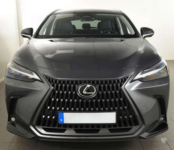 Grey Lexus NX 450h 2025 in Vilnius, with an engine capacity of 2.49 L and mileage of 8 thousand km for 59900 €, photo 2 on AUTOMOTO.COM.LV