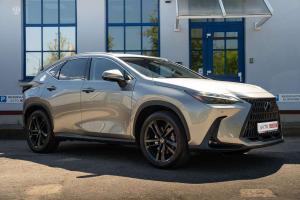 Grey Lexus NX 450h 2025 in Vilnius, with an engine capacity of 2.49 L and mileage of 20 thousand km for 58800 €, photo  on AUTOMOTO.COM.LV