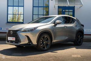 Grey Lexus NX 450h 2025 in Vilnius, with an engine capacity of 2.49 L and mileage of 20 thousand km for 58800 €, photo 6 on AUTOMOTO.COM.LV
