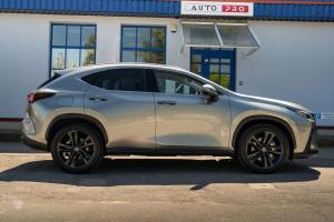 Grey Lexus NX 450h 2025 in Vilnius, with an engine capacity of 2.49 L and mileage of 20 thousand km for 58800 €, photo 7 on AUTOMOTO.COM.LV