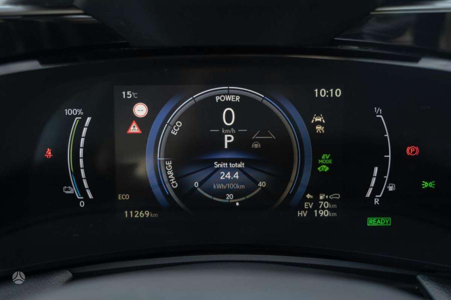 Pelēks Lexus NX 450h 2025 Viļņa, ar dzinēja tilpumu 2.49 L un nobraukumu 11 tūkst. km par 59500 €, foto 19 vietnē AUTOMOTO.COM.LV