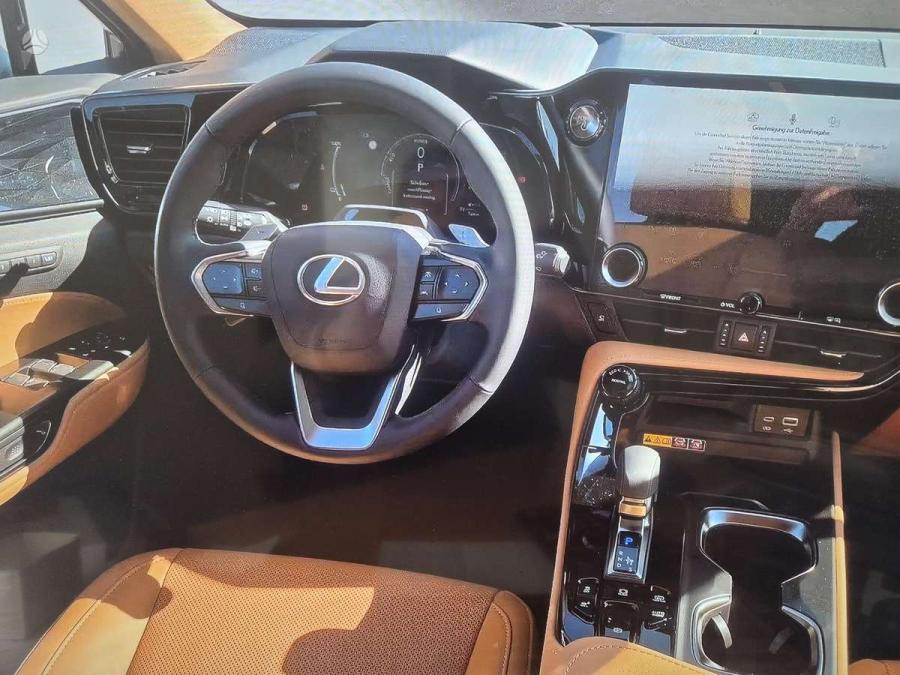 Grey Lexus NX 450h 2026 in Vilnius, with an engine capacity of 0.00 L and mileage of 0 thousand km for 59900 €, photo 8 on AUTOMOTO.COM.LV