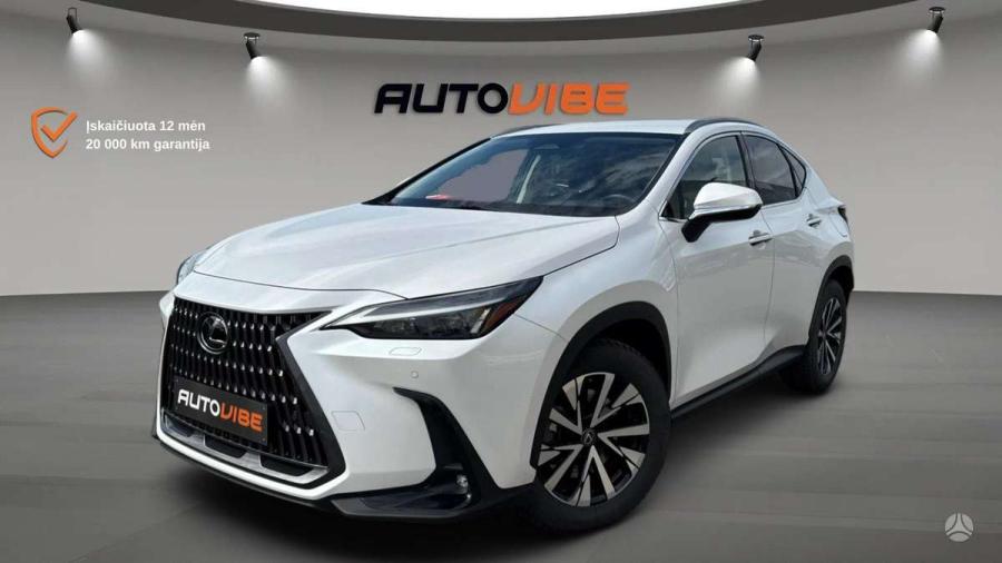 Белый Лексус NX 450h 2022 в Вильнюс, объемом двигателя 2.49 л и пробегом 29 тыс. км за 47777 €, фото 1 на AUTOMOTO.COM.LV