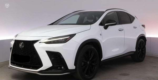Белый Лексус NX 450h 2023 в Вильнюс, объемом двигателя 2.49 л и пробегом 47 тыс. км за 52000 €, фото 1 на AUTOMOTO.COM.LV