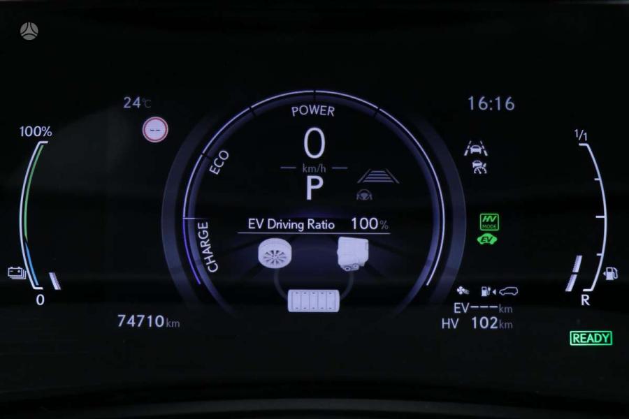 Белый Лексус NX 450h 2024 в Вильнюс, объемом двигателя 2.49 л и пробегом 75 тыс. км за 48900 €, фото 14 на AUTOMOTO.COM.LV