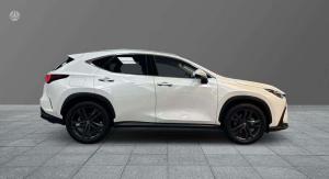 White Lexus NX 450h 2025 in Vilnius, with an engine capacity of 2.49 L and mileage of 24 thousand km for 56000 €, photo 4 on AUTOMOTO.COM.LV