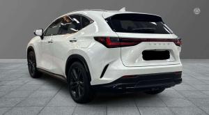 White Lexus NX 450h 2025 in Vilnius, with an engine capacity of 2.49 L and mileage of 24 thousand km for 56000 €, photo 5 on AUTOMOTO.COM.LV