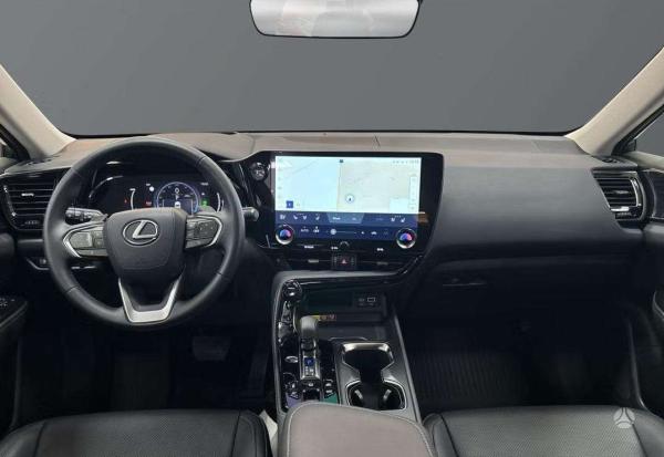 White Lexus NX 450h 2025 in Vilnius, with an engine capacity of 2.49 L and mileage of 24 thousand km for 56000 €, photo 6 on AUTOMOTO.COM.LV