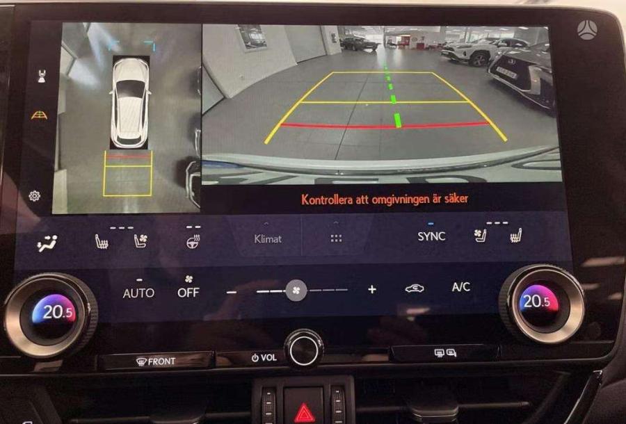 White Lexus NX 450h 2025 in Vilnius, with an engine capacity of 2.49 L and mileage of 24 thousand km for 56000 €, photo 9 on AUTOMOTO.COM.LV