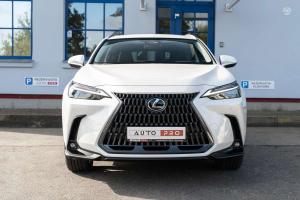 White Lexus NX 450h 2025 in Vilnius, with an engine capacity of 2.49 L and mileage of 2 thousand km for 60500 €, photo 3 on AUTOMOTO.COM.LV