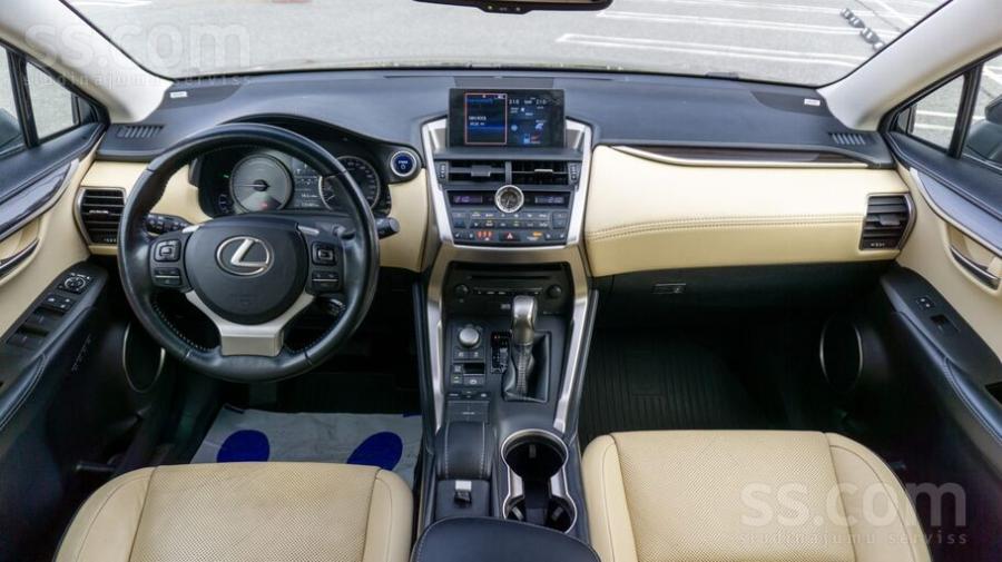 Black Lexus NX 2015 in Riga, with an engine capacity of 2.50 L and mileage of 131 thousand km for 21990 €, photo 13 on AUTOMOTO.COM.LV