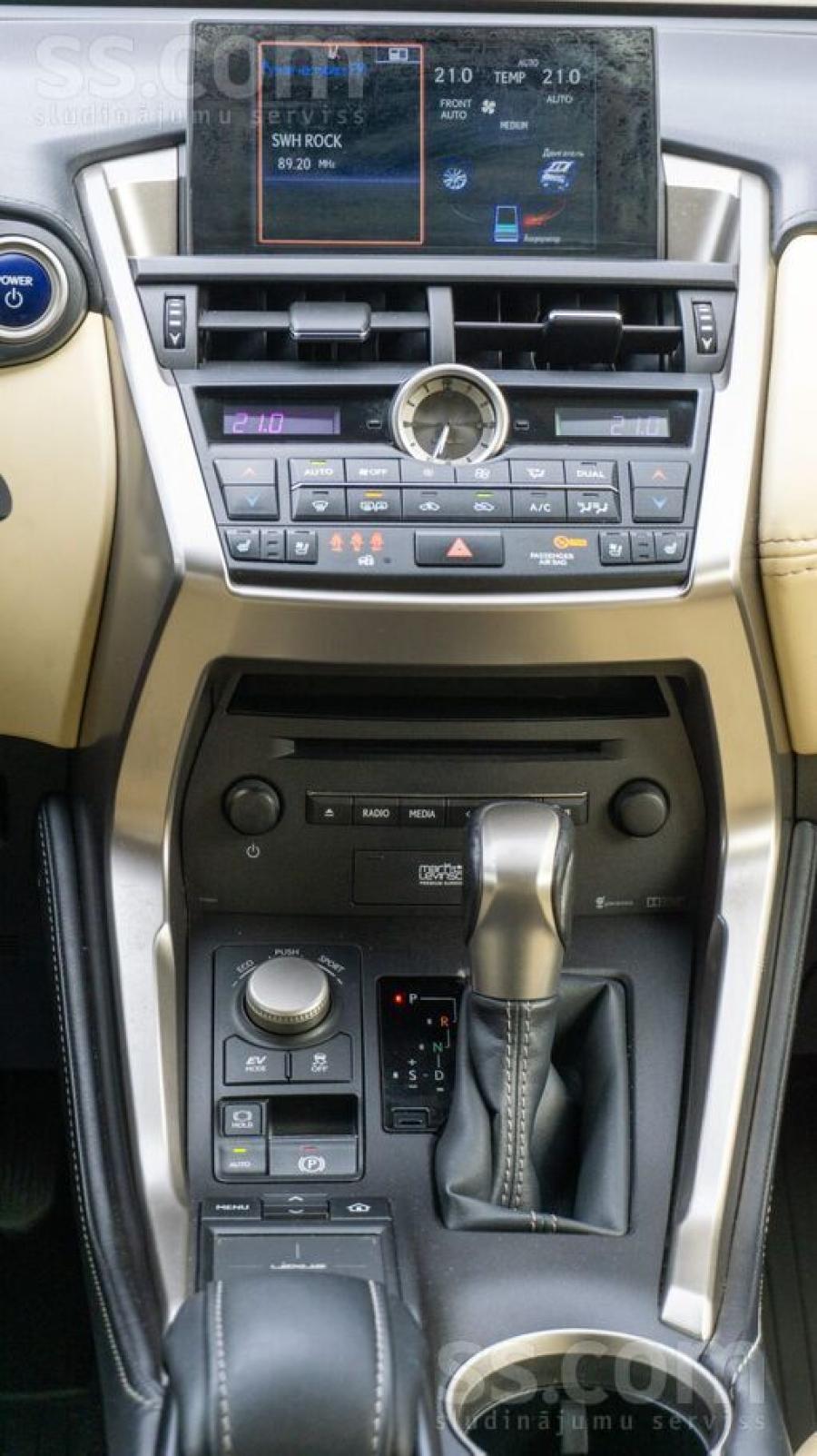 Black Lexus NX 2015 in Riga, with an engine capacity of 2.50 L and mileage of 131 thousand km for 21990 €, photo 14 on AUTOMOTO.COM.LV