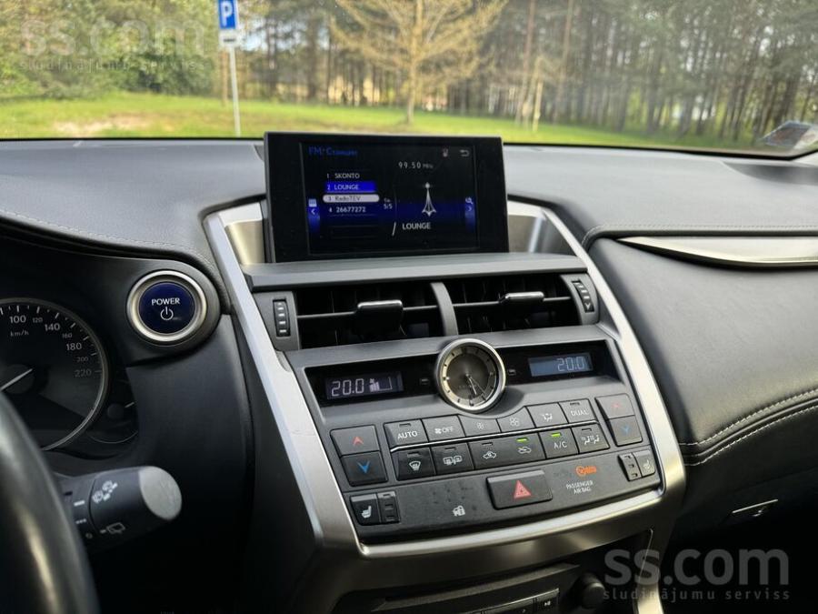 Black Lexus NX 2016 in Jurmala, with an engine capacity of 2.50 L and mileage of 154 thousand km for 20100 €, photo 19 on AUTOMOTO.COM.LV