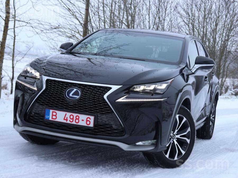 Black Lexus NX 2016 in Daugavpils, with an engine capacity of 2.50 L and mileage of 192 thousand km for 21790 €, photo 1 on AUTOMOTO.COM.LV