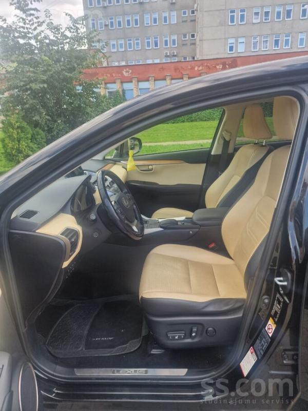 Black Lexus NX 2016 in Riga, with an engine capacity of 2.00 L and mileage of 195 thousand km for 19900 €, photo 5 on AUTOMOTO.COM.LV