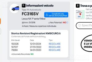 Black Lexus NX 2016 in Daugavpils, with an engine capacity of 2.50 L and mileage of 190 thousand km for 22890 €, photo 18 on AUTOMOTO.COM.LV