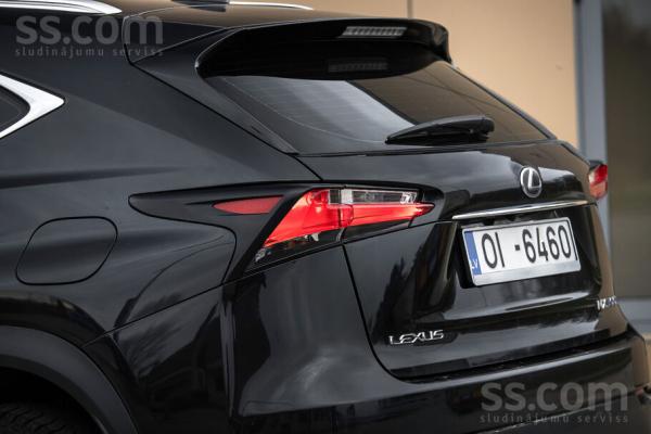 Black Lexus NX 2017 in Tukums, with an engine capacity of 2.50 L and mileage of 83 thousand km for 24200 €, photo 9 on AUTOMOTO.COM.LV