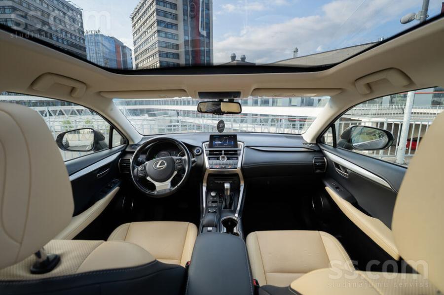 Black Lexus NX 2017 in Riga, with an engine capacity of 2.50 L and mileage of 64 thousand km for 25500 €, photo 7 on AUTOMOTO.COM.LV