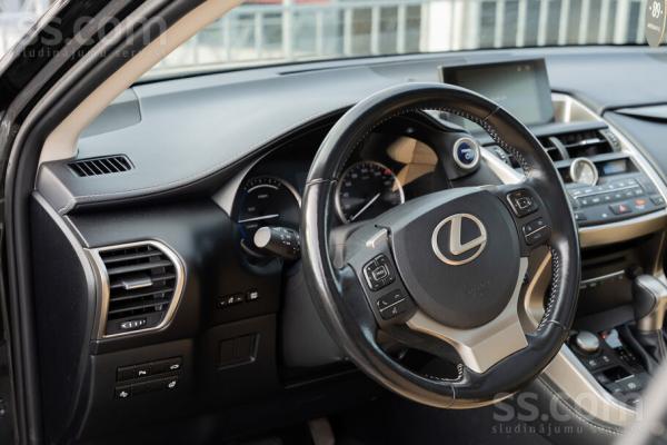 Black Lexus NX 2017 in Riga, with an engine capacity of 2.50 L and mileage of 64 thousand km for 25500 €, photo 7 on AUTOMOTO.COM.LV