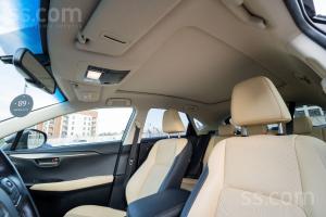 Black Lexus NX 2017 in Riga, with an engine capacity of 2.50 L and mileage of 64 thousand km for 25500 €, photo 11 on AUTOMOTO.COM.LV