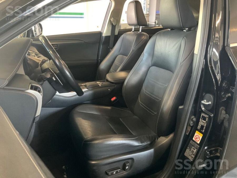 Black Lexus NX 2017 in Riga, with an engine capacity of 2.50 L and mileage of 205 thousand km for 21500 €, photo 12 on AUTOMOTO.COM.LV