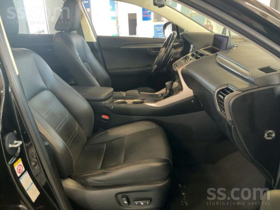 Black Lexus NX 2017 in Riga, with an engine capacity of 2.50 L and mileage of 205 thousand km for 21500 €, photo 15 on AUTOMOTO.COM.LV