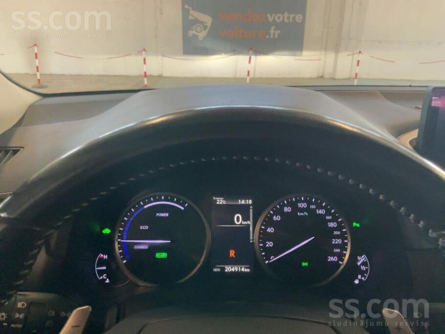 Black Lexus NX 2017 in Riga, with an engine capacity of 2.50 L and mileage of 205 thousand km for 21500 €, photo 16 on AUTOMOTO.COM.LV