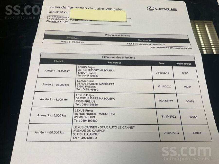 Черный Лексус НХ 2018 в Даугавпилс, объемом двигателя 2.50 л и пробегом 114 тыс. км за 28500 €, фото 21 на AUTOMOTO.COM.LV
