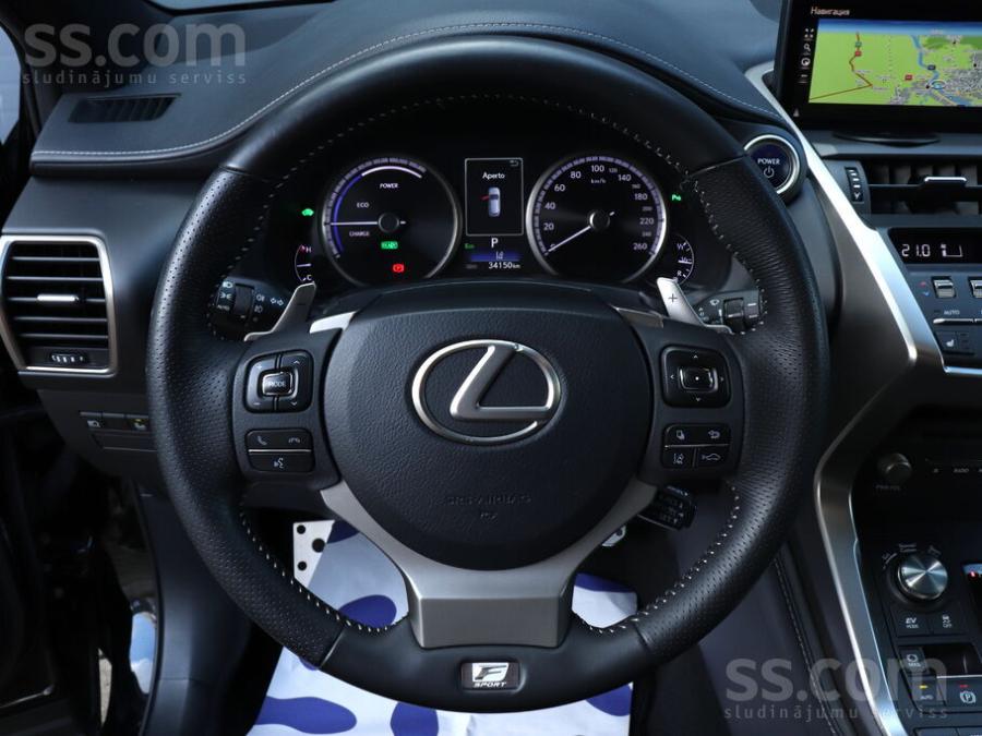 Melns Lexus NX 2018 Daugavpils, ar dzinēja tilpumu 2.50 L un nobraukumu 34 tūkst. km par 29450 €, foto 15 vietnē AUTOMOTO.COM.LV