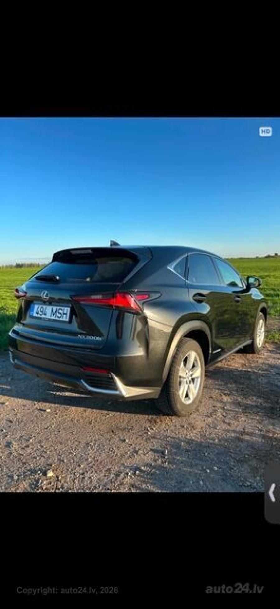 Black Lexus NX 2019 in Tallinn, with an engine capacity of 2.50 L and mileage of 105 thousand km for 25900 €, photo 5 on AUTOMOTO.COM.LV