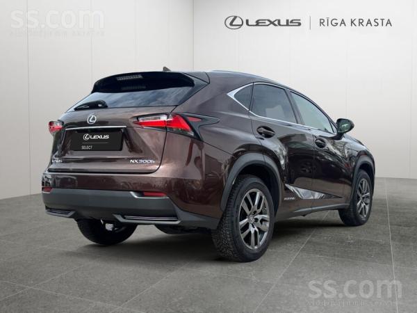 Brown Lexus NX 2017 in Riga, with an engine capacity of 2.50 L and mileage of 107 thousand km for 22500 €, photo 2 on AUTOMOTO.COM.LV