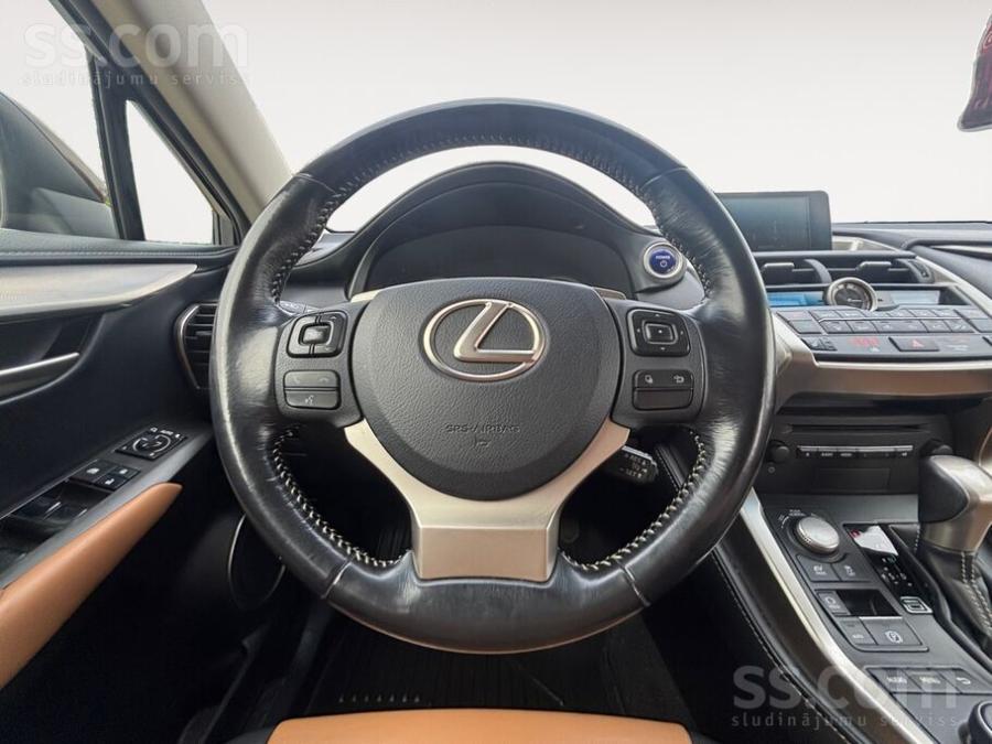Brown Lexus NX 2017 in Riga, with an engine capacity of 2.50 L and mileage of 107 thousand km for 22500 €, photo 9 on AUTOMOTO.COM.LV