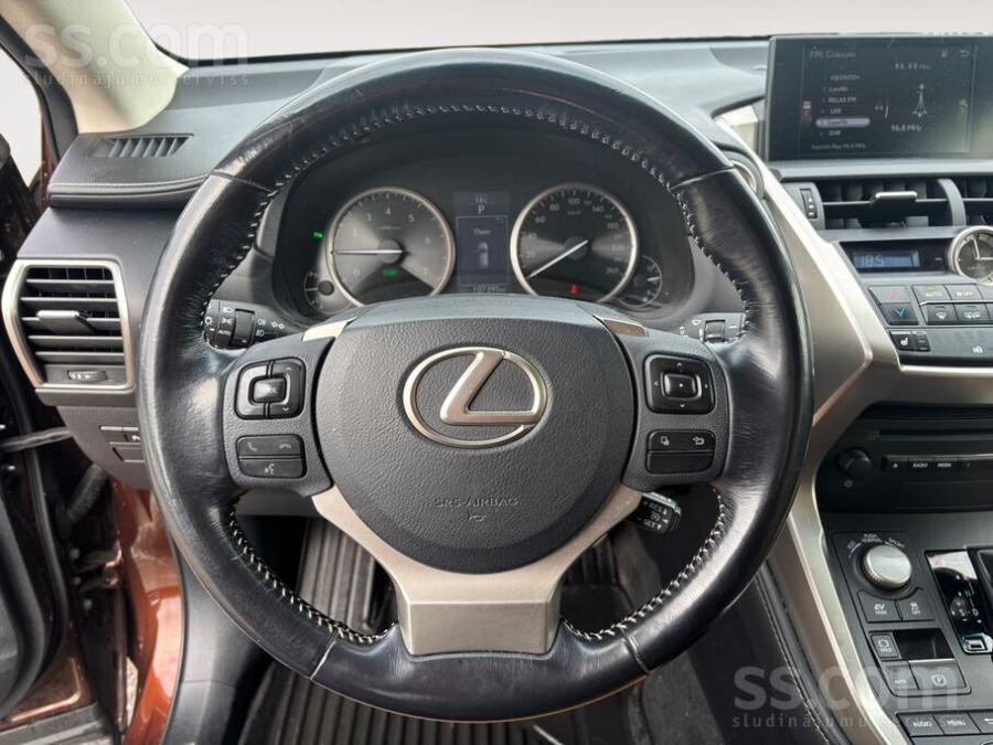 Brown Lexus NX 2017 in Riga, with an engine capacity of 2.50 L and mileage of 107 thousand km for 22500 €, photo 12 on AUTOMOTO.COM.LV