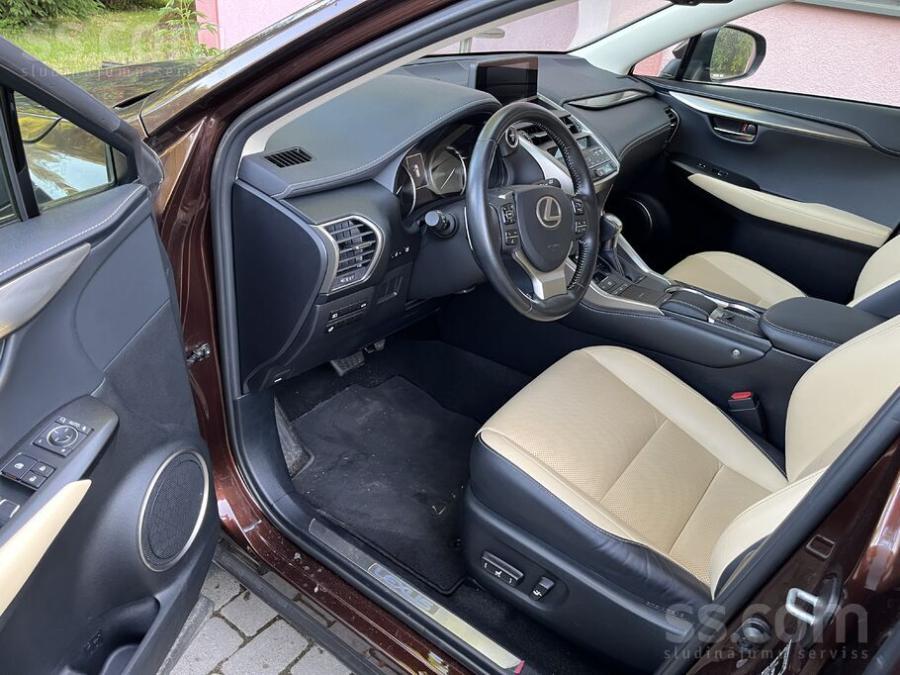 Brown Lexus NX 2018 in Jurmala, with an engine capacity of 2.50 L and mileage of 43 thousand km for 33000 €, photo 7 on AUTOMOTO.COM.LV