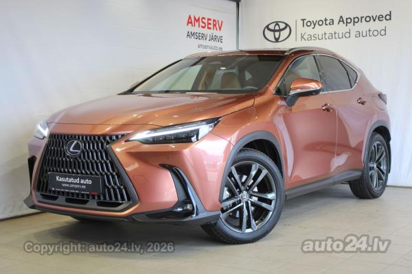 Brown Lexus NX 2025 in Tallinn, with an engine capacity of 2.50 L and mileage of 11 thousand km for 60990 €, photo 1 on AUTOMOTO.COM.LV