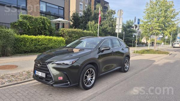 Green Lexus NX 2023 in Riga, with an engine capacity of 2.50 L and mileage of 55 thousand km for 44000 €, photo 2 on AUTOMOTO.COM.LV