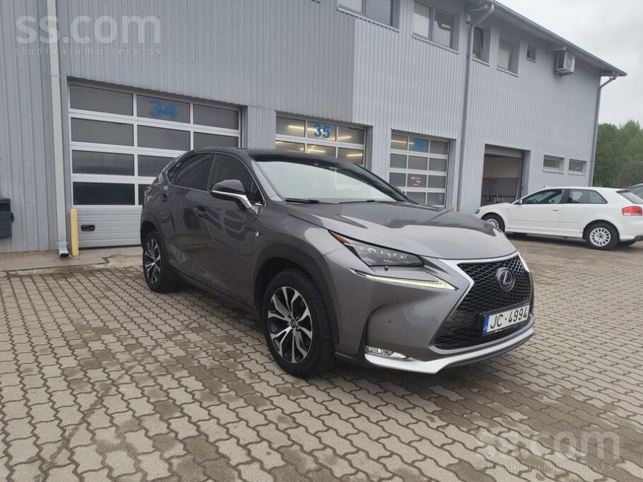 Grey Lexus NX 2014 in Riga, with an engine capacity of 2.50 L and mileage of 174 thousand km for 19000 €, photo 1 on AUTOMOTO.COM.LV