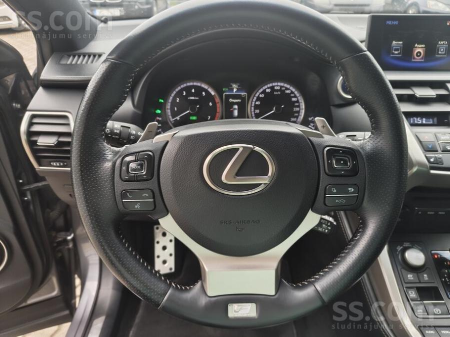 Grey Lexus NX 2014 in Riga, with an engine capacity of 2.50 L and mileage of 174 thousand km for 19000 €, photo 14 on AUTOMOTO.COM.LV