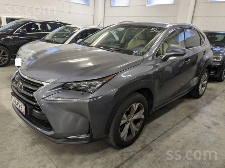 Grey Lexus NX 2016 in Daugavpils, with an engine capacity of 2.50 L and mileage of 75 thousand km for 23290 €, photo 1 on AUTOMOTO.COM.LV