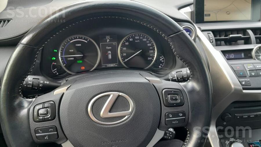 Grey Lexus NX 2017 in Riga, with an engine capacity of 2.50 L and mileage of 145 thousand km for 23500 €, photo 9 on AUTOMOTO.COM.LV